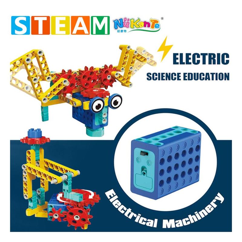 Bloques Didácticos Eléctrico STEAM NUKANTE Caja 250 Piezas - Real Plaza