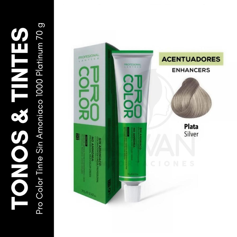 Pro Color Tinte Sin Amoniaco 1000 Platinum 70 g - Real Plaza