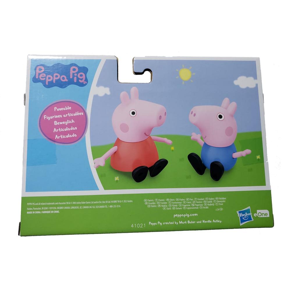 Figuras Peppa y George Hasbro Peppa Pig a Gran Escala - Real Plaza