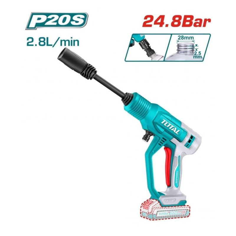 Hidrolavadora Inalámbrica 20V + Aspiradora 0.5lt Total TPWLI20362 ...