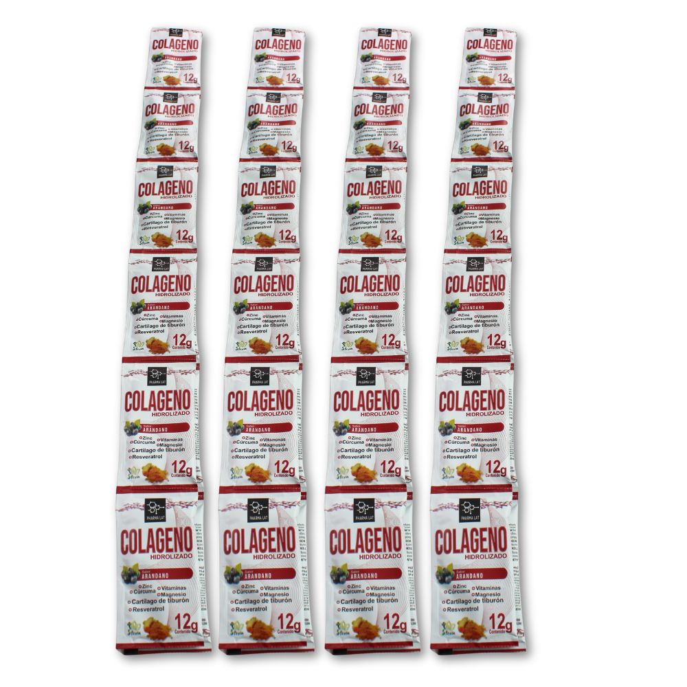 Colageno Hidrolizado 12gr Sabor Arándano Pack 48 sachet - Real Plaza