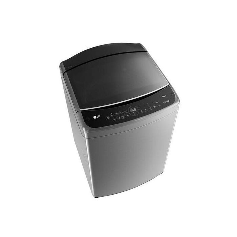 Lavadora WT21VV6 21Kg AI DD Inteligencia Artificial Carga Superior Pleateada LG - Real Plaza