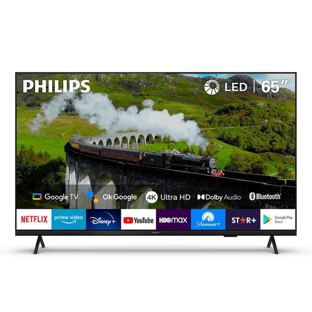 Televisor Philips Smart TV LED 4K UHD de 65 65PUD7408 - Real Plaza