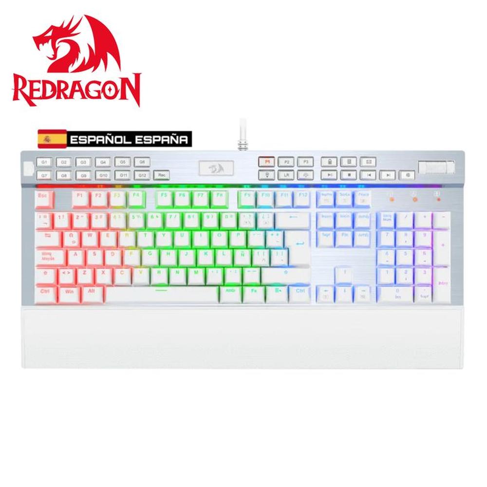 K550 Teclado Redragon YAMA WHITE K550 Spanish-SPS PURPLE SWITCH - Real ...