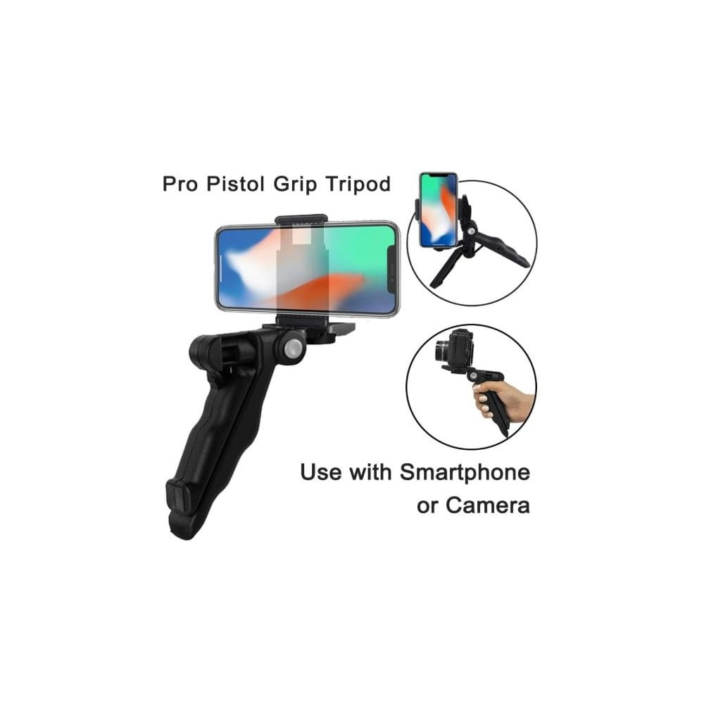 KIT PARA VLOGGING TRIPODE CON LUZ LED Y MICROFONO - Real Plaza